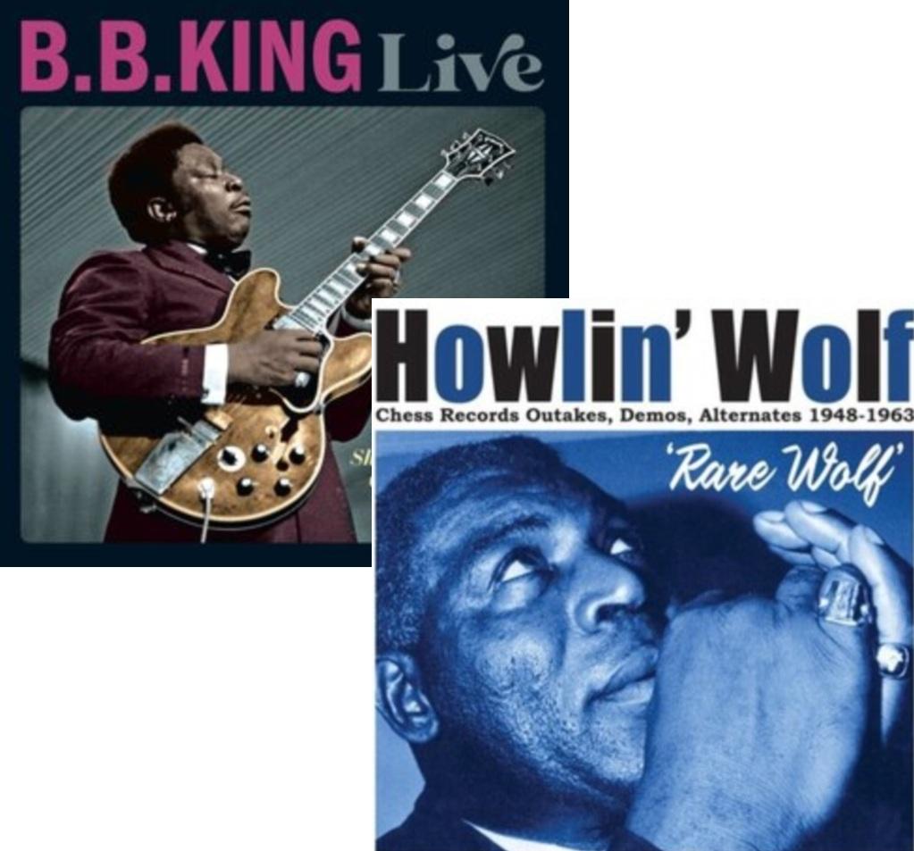 BB King - Live & Howlin Wolf - Rare Wolf Tracks - 3 CD Bundle