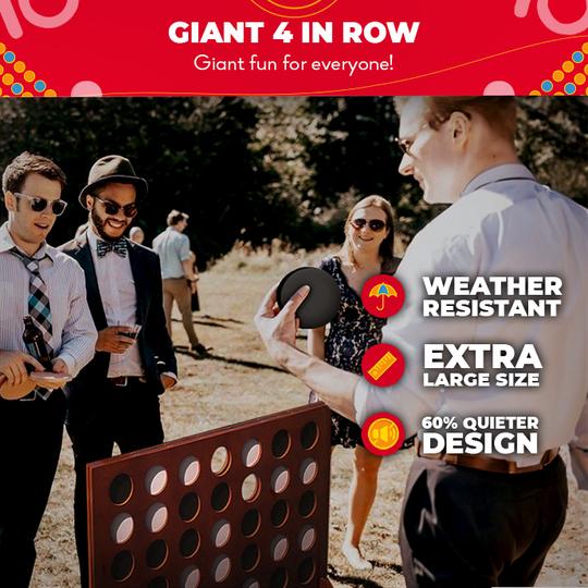 Giant 4-in-a-Row Game with Carrying Case