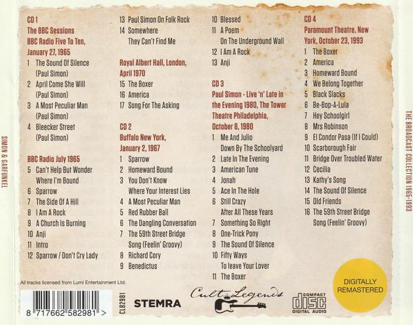 Simon & Garfunkel - The Broadcast Collection 1965-1993 - 4 CD Set
