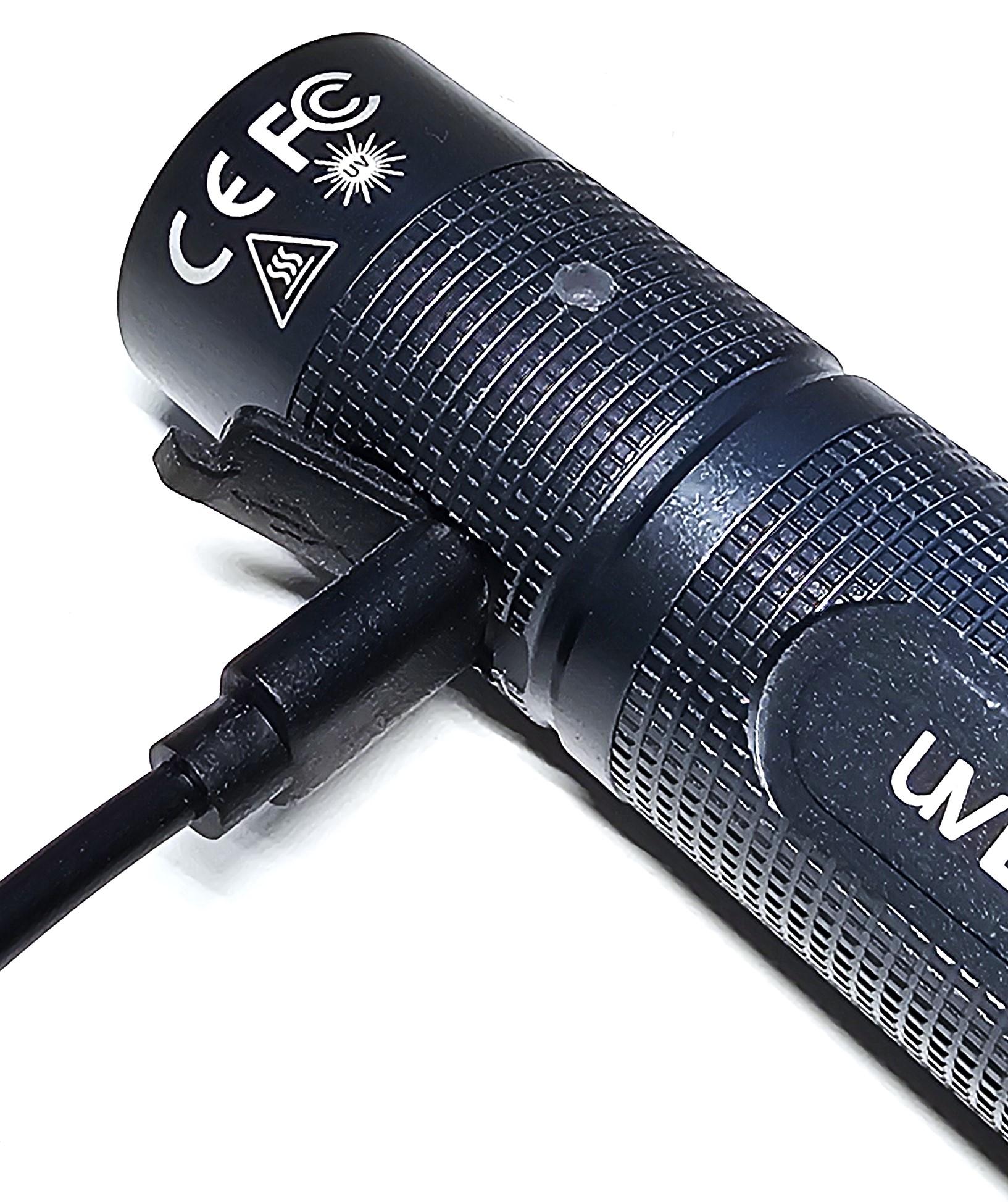 uvBeast New V3 MINI 385-395nm - Black Light UV Flashlight – Rechargeab