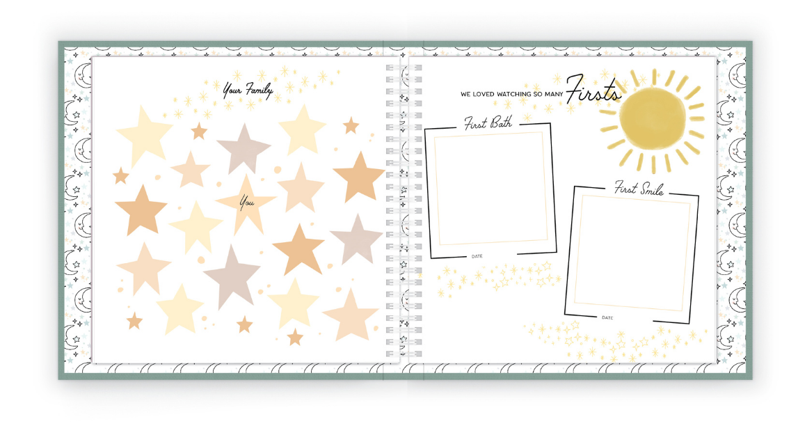 Lucy Darling Luxury Memory Baby Book