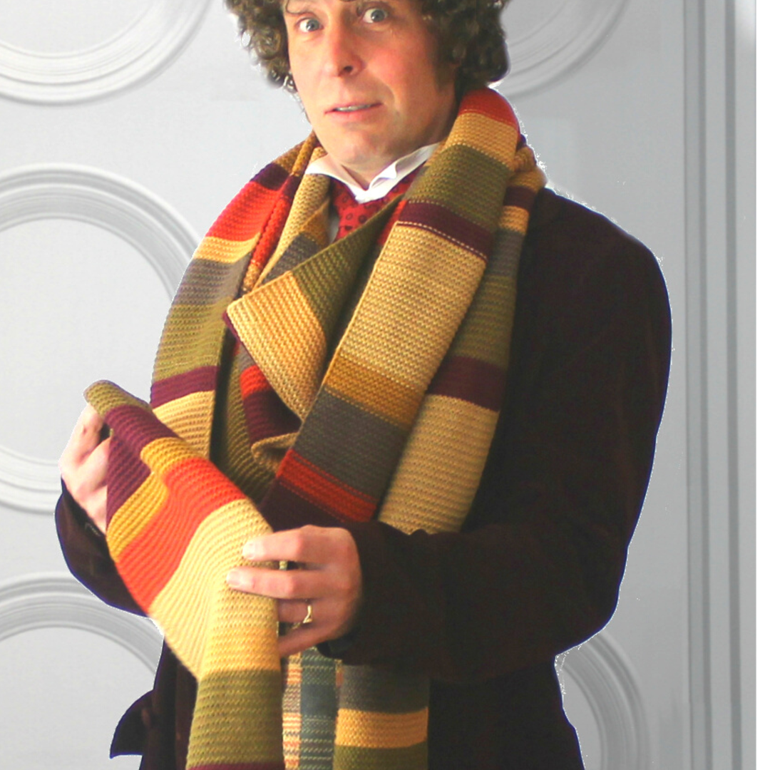 Doctor Who (Tom Baker) Scarf Season 16 -17 - Buy Official 18 ft Long ...