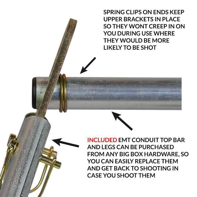 EMT Target Stands - Complete Setup Ready To Go