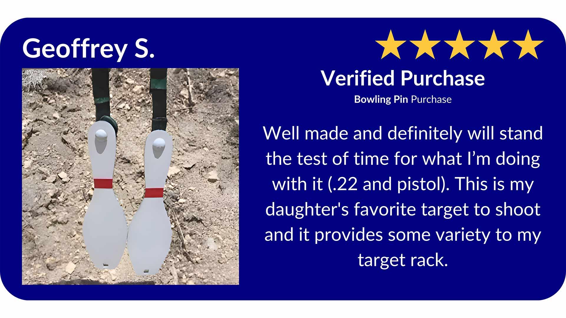 AR500 Steel Bowling Pin Targets 🎯