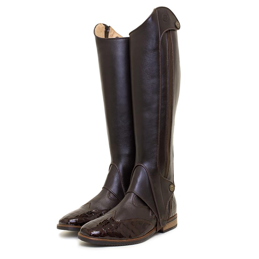 Premium Leather Half Chaps – Perfect Fit & Comfort | Bareback Footwear