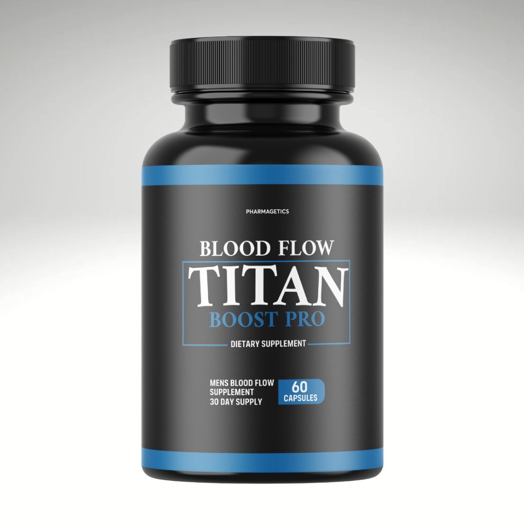 Blood Flow Titan Boost Pro Mens Blood Flow Supplement - 2 Bottles ...