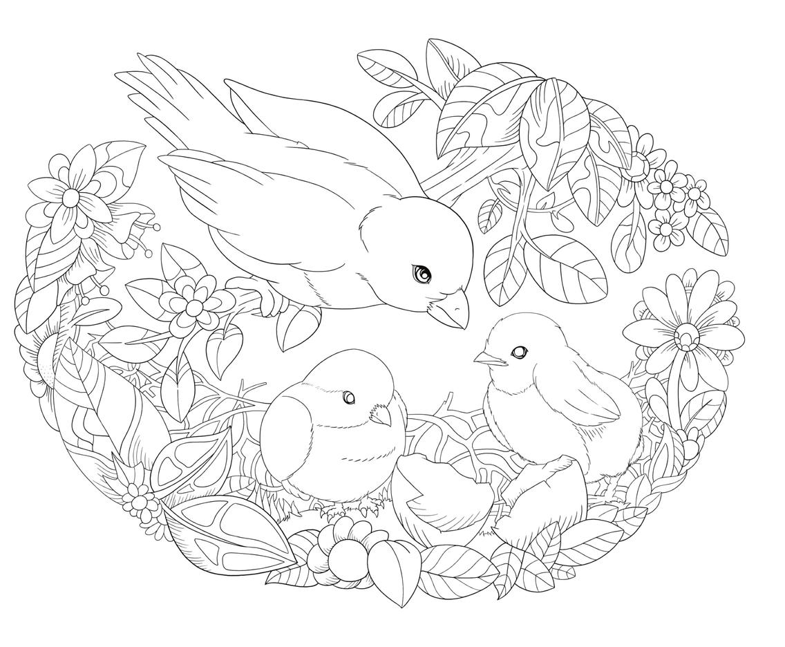 Freebie Friday 05-17-19 Colors of Nature Coloring Page