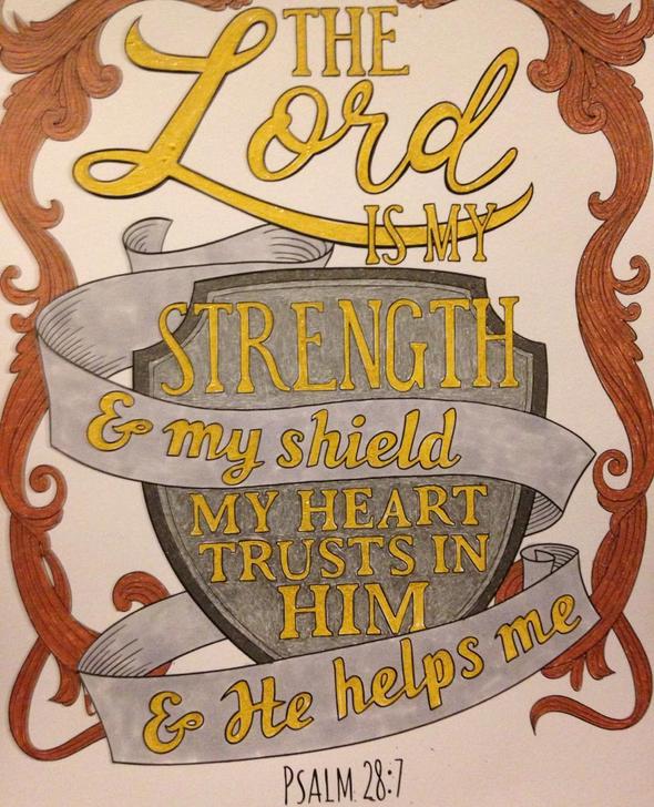 Freebie Friday 03-29-19 Colorful Scriptures Coloring Page