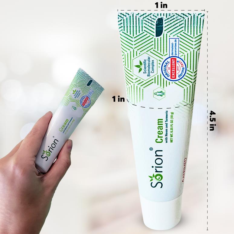 Sorion Herbal Cream (Travel-Size) with Coconut Oil, Neem, Turmeric