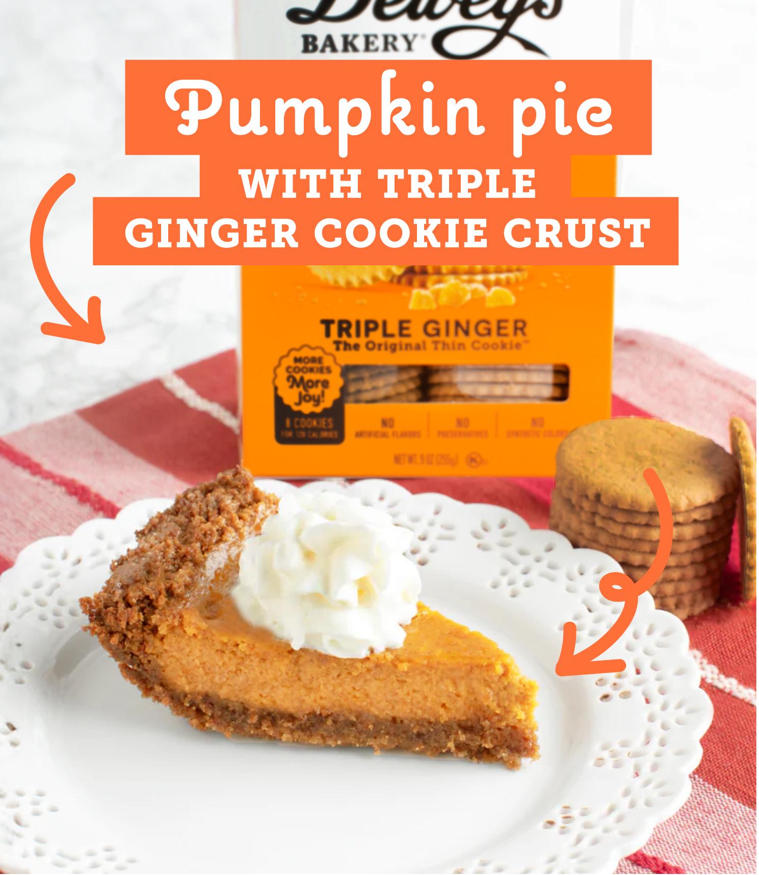 Pumpkin Ginger Pie Recipe – Dewey's Bakery