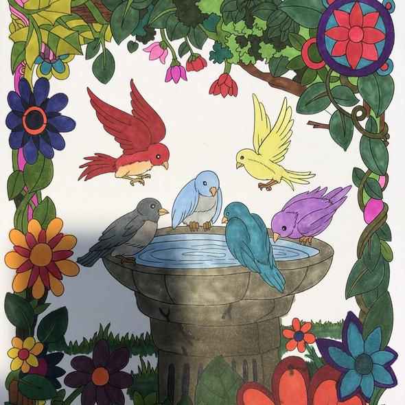 Freebie Friday 05-17-19 Colors of Nature Coloring Page