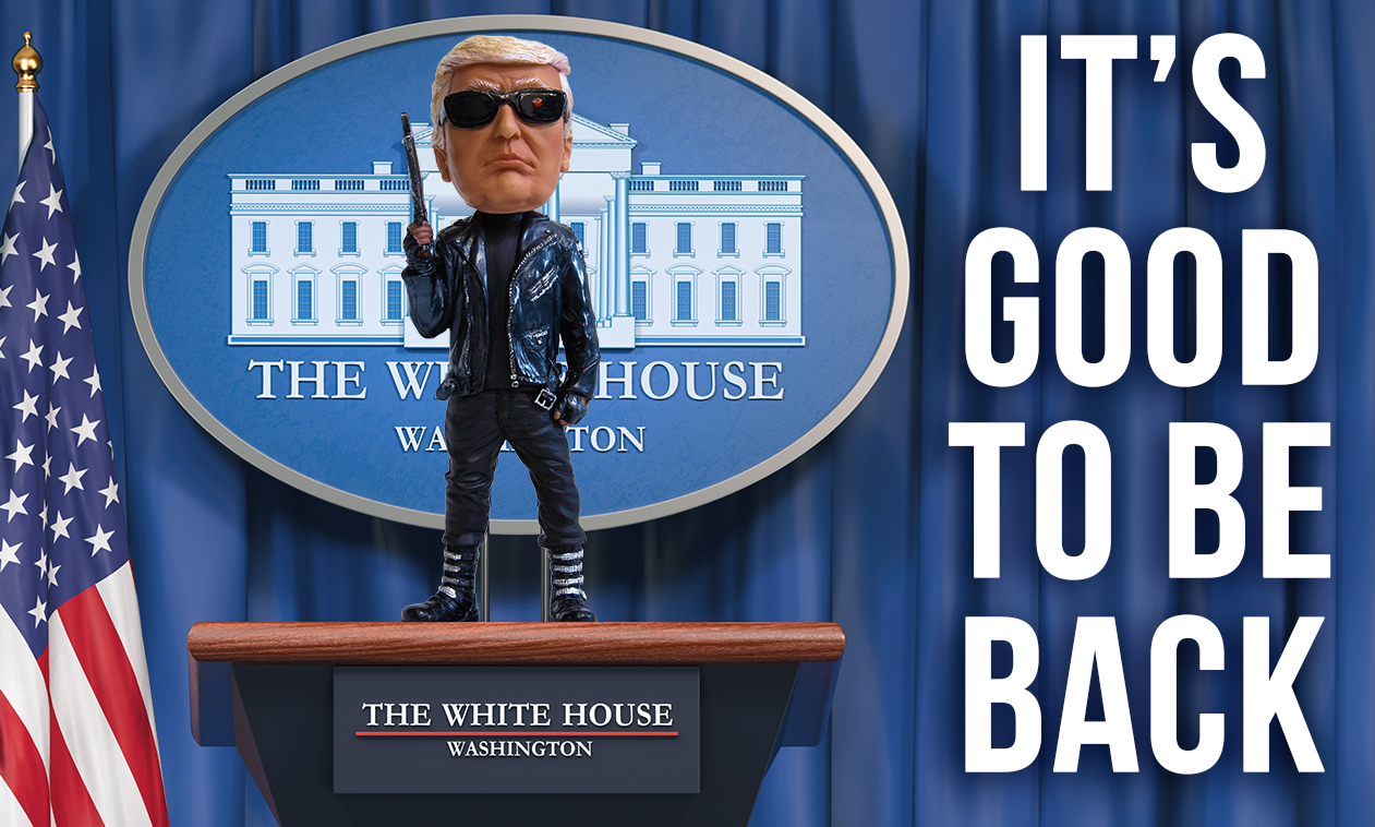 Trumpinator Bobblehead - I'll Be Back in 2024