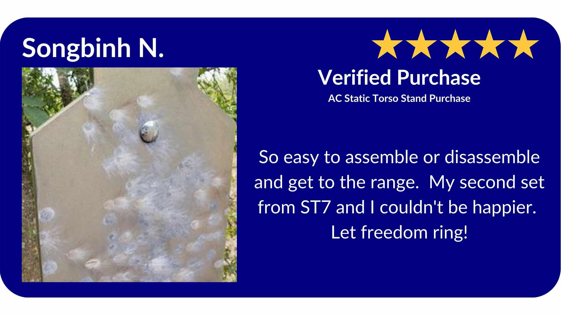 Steel Silhouette Targets AC Static 🎯