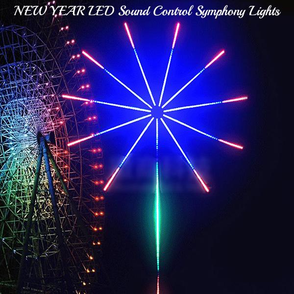 New Year LED Sound Control Symphony Lights