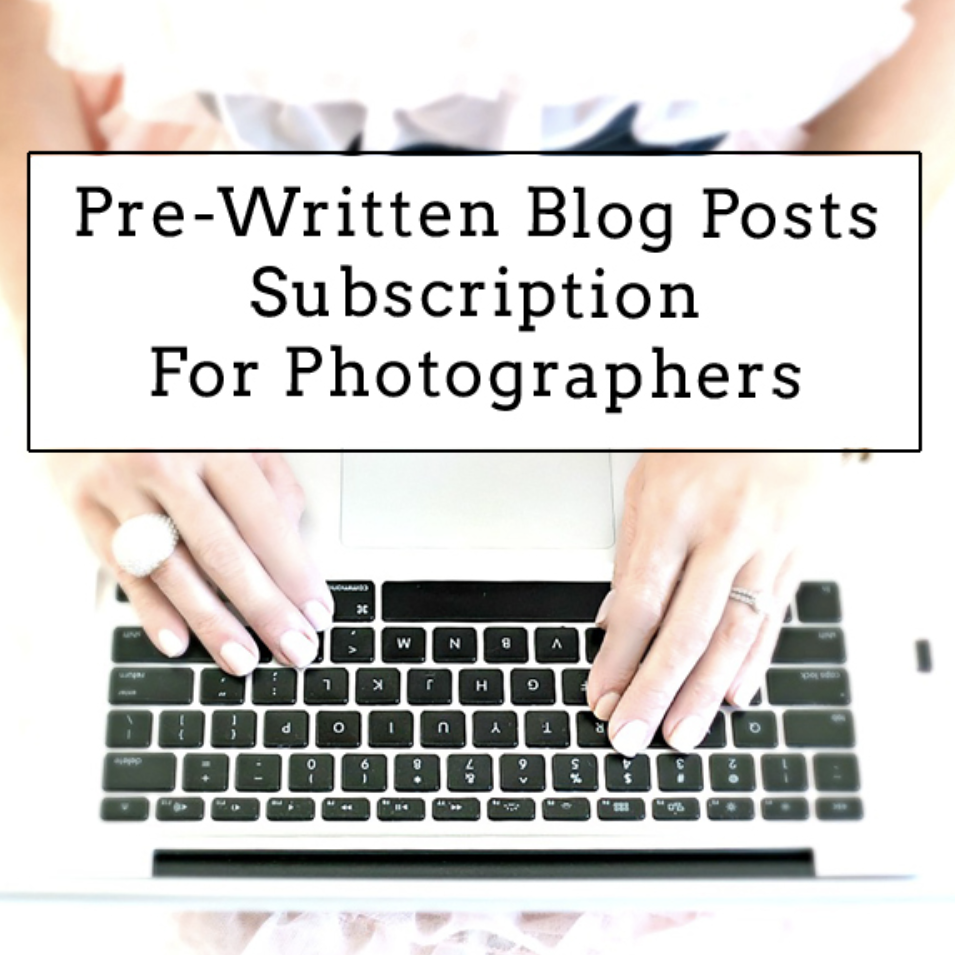 Photographer Blog Posts Subscription