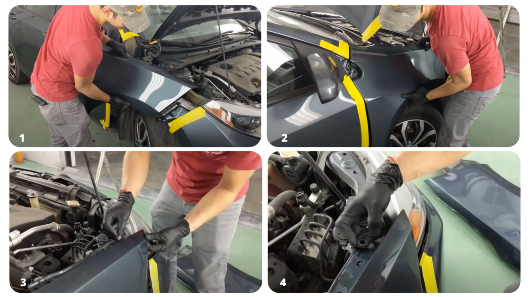 How to Install 2014-2019 Toyota Corolla Fender - ReveMoto