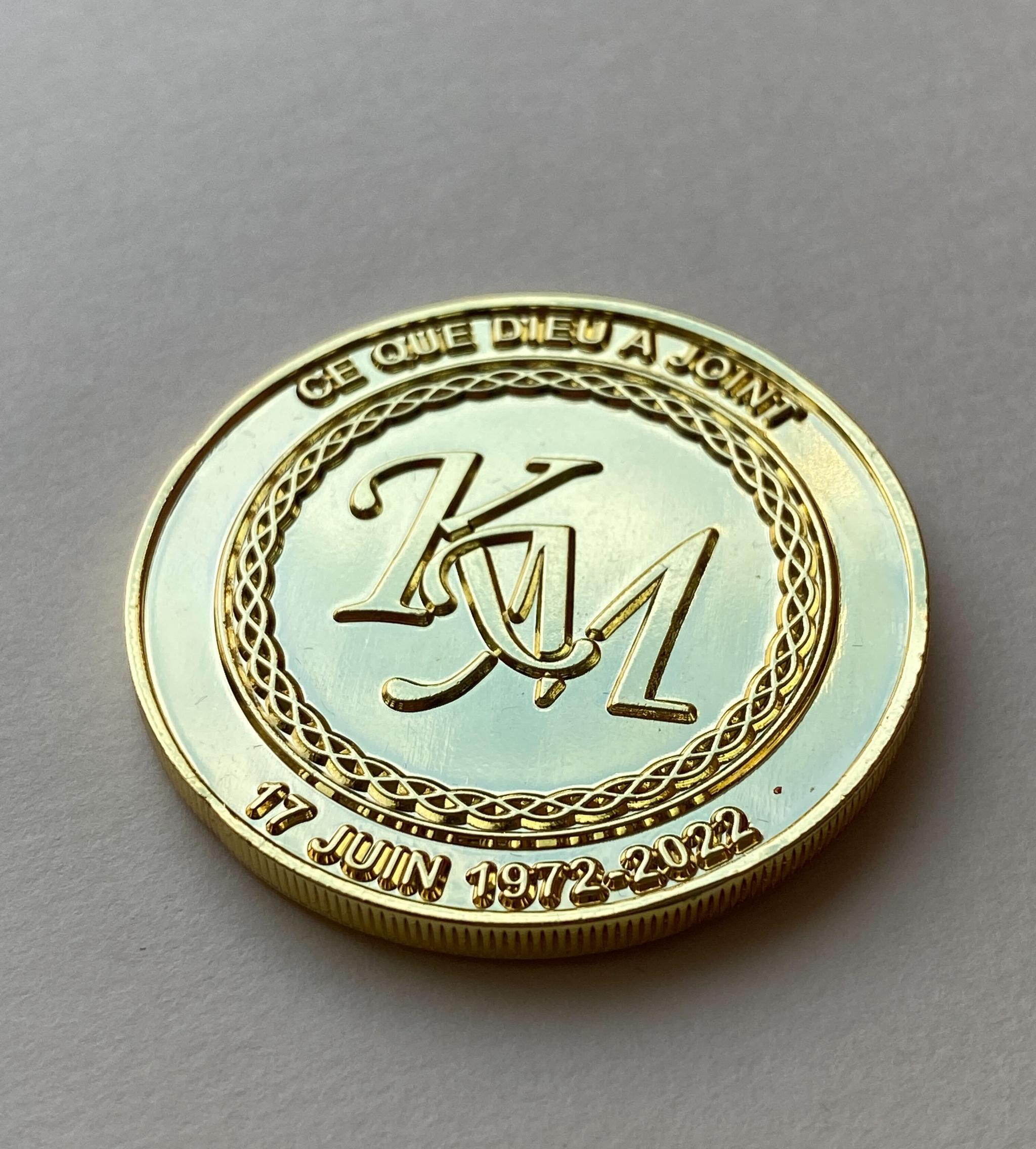 Create Memorable Custom Wedding Coins For Your Special Day - Strike ...