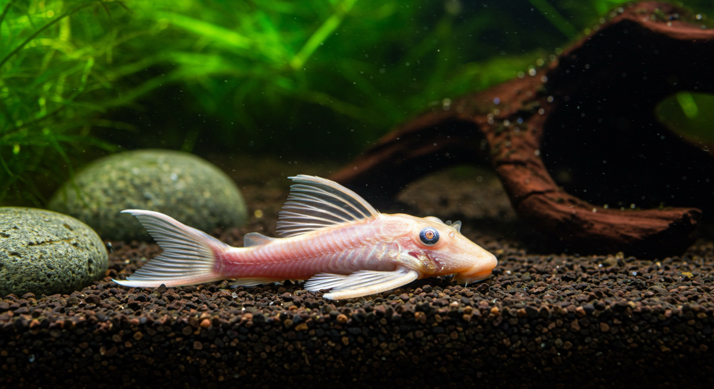 Albino Bristlenose Plecostomus Are Ideal Freshwater Aquarium Algae Eat ...
