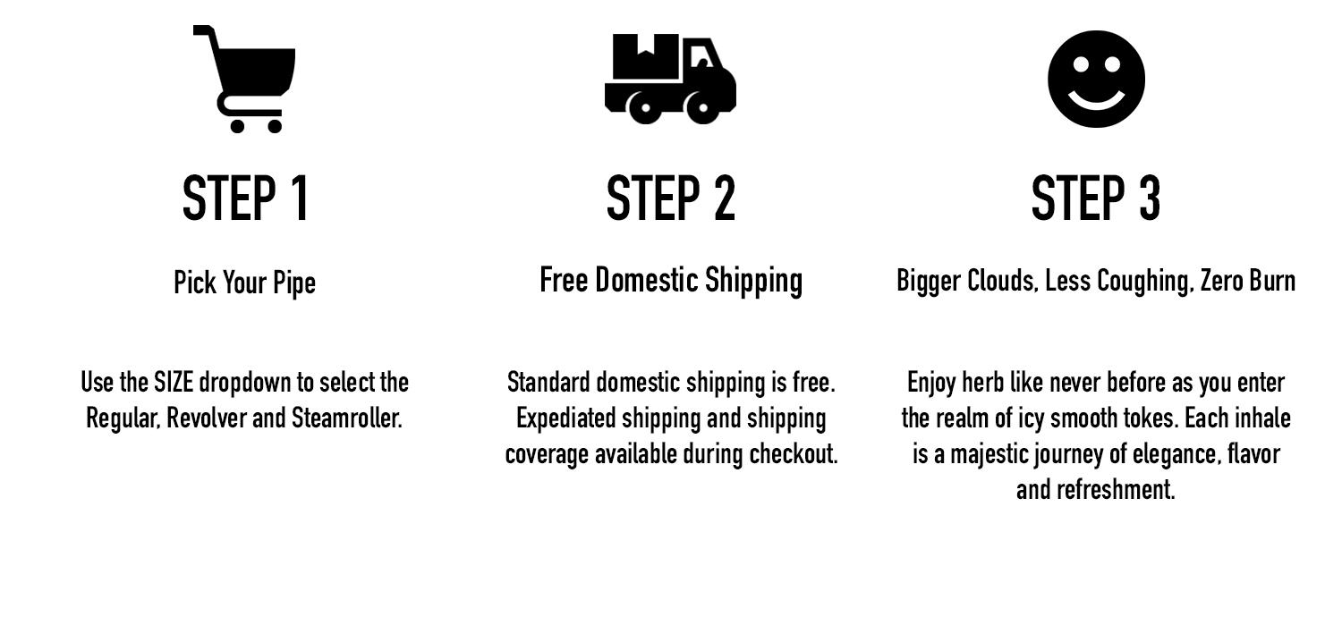 Freeze Pipe - Glass Weed Pipe Featuring a Freezable Glycerin Coil – The ...