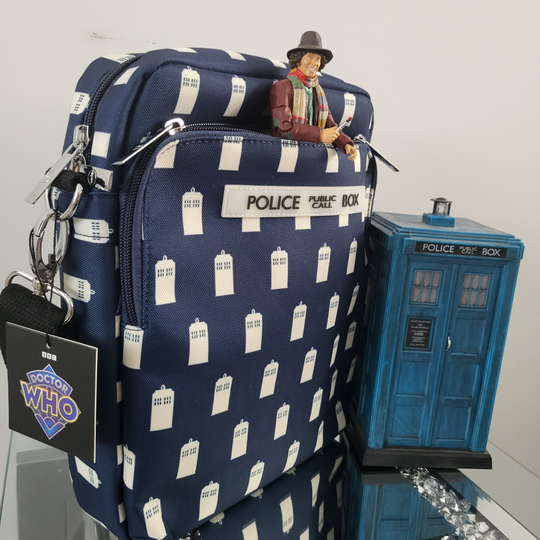 TARDIS Doctor Who Cross Body Bag - Doctor Who Messenger Satchel Bag ...