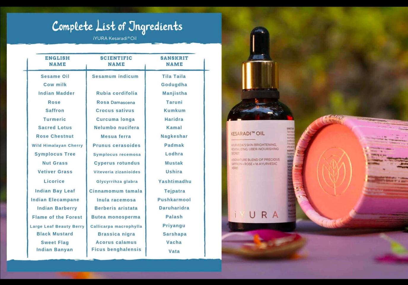 iYURA Kesaradi® Oil - Ayurveda's Most Potent Beauty Oil - The Ayurveda ...