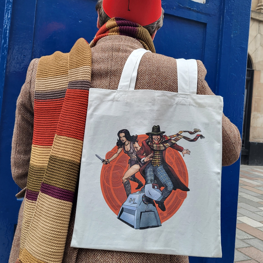 Doctor Who Tote Bag - Set of 3 Bags - Official BBC Doctor Who Canvas ...