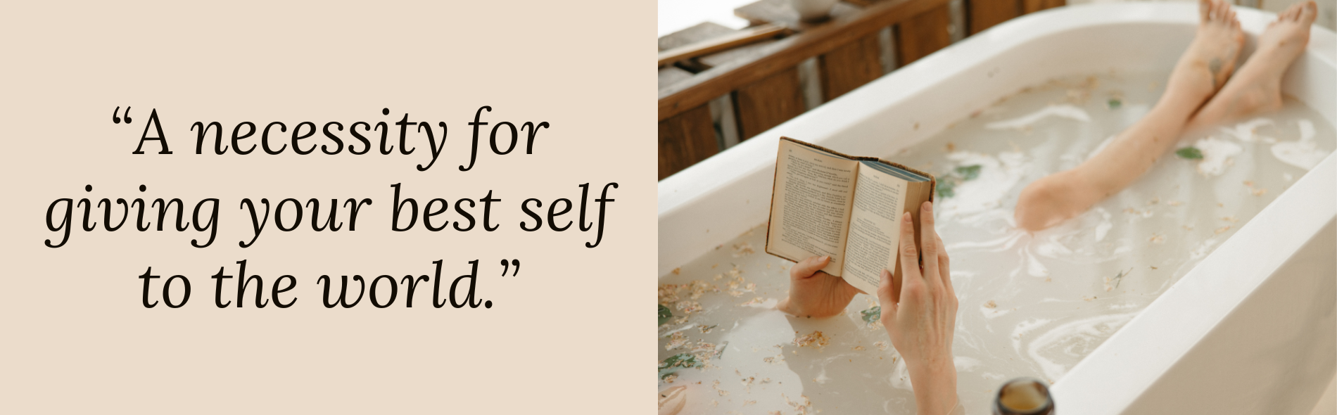 The Value of Pampering Yourself