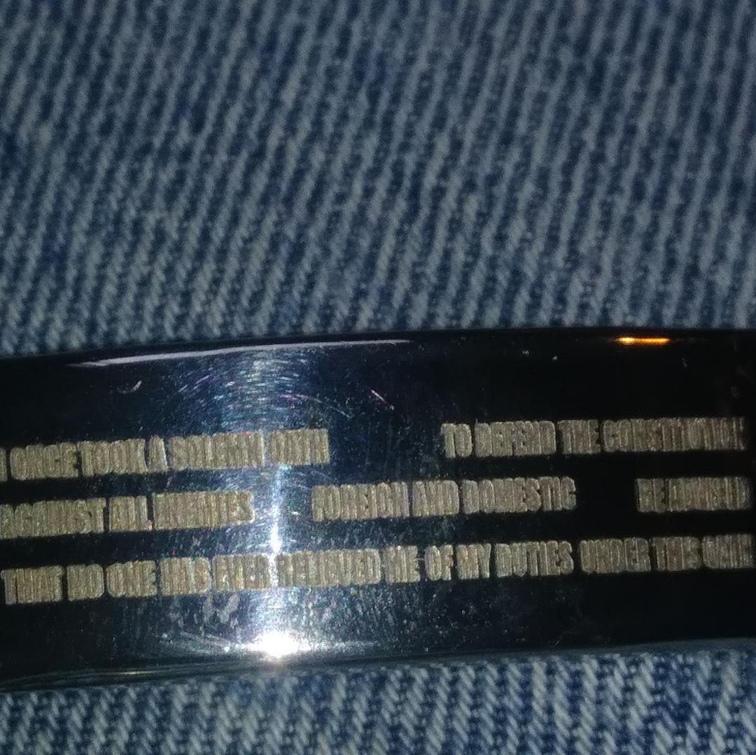 Veteran Oath Bracelet