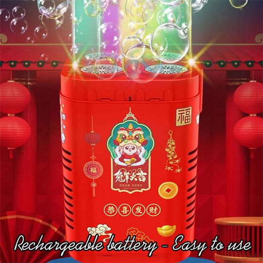 Flash® Reusable-Fireworks Bubble Machine
