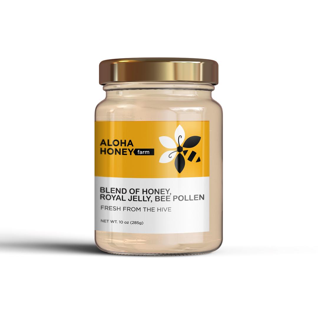 Blend of Honey, Royal Jelly, Bee Pollen