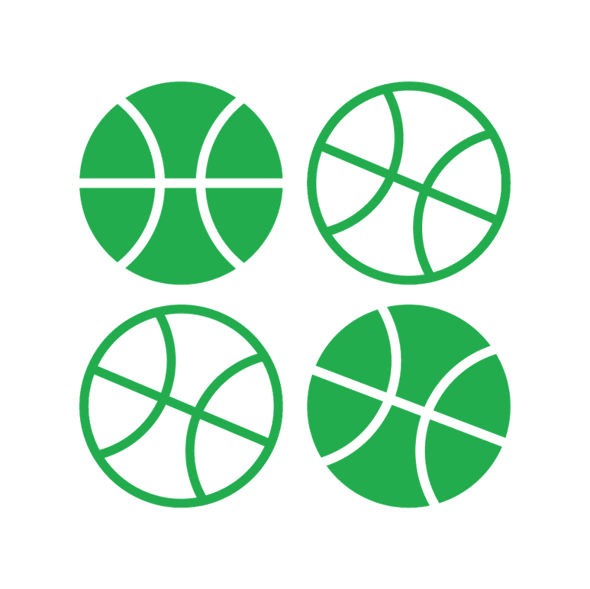 Low Post Line-Up | Wall Mounted Basketball 4 In A Row