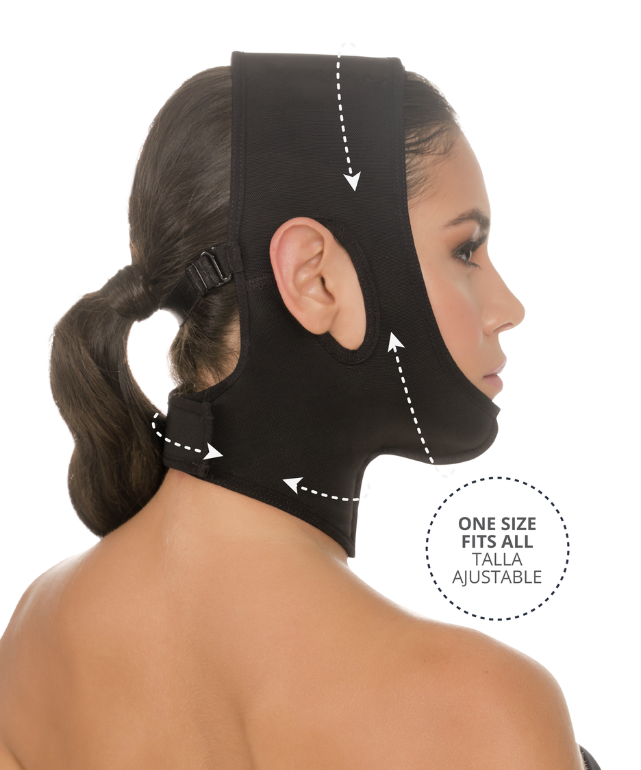 Post Surgery Compression - Colombian Face Wrap — CYSM Shapers