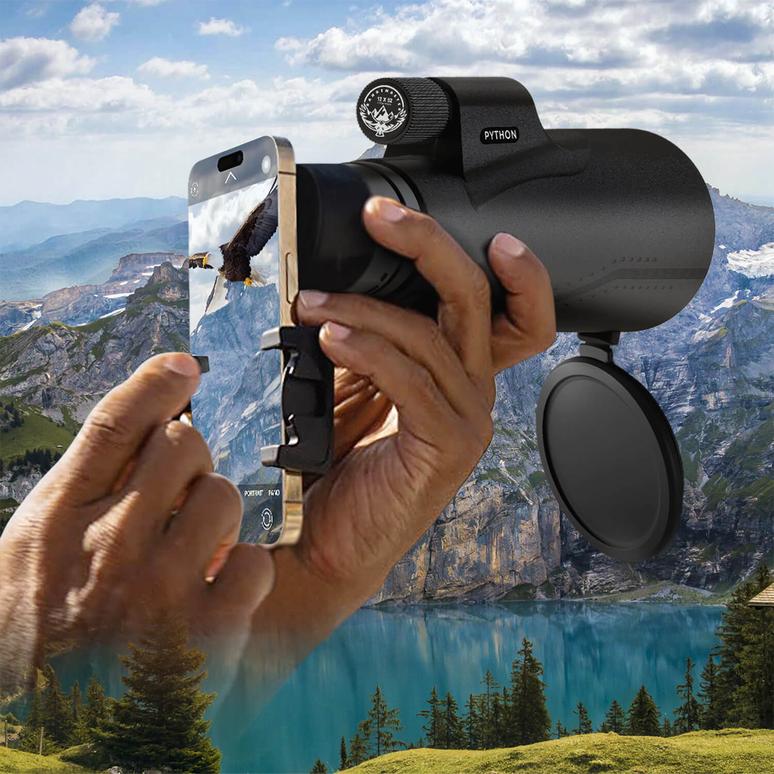 Python 12x52 Range Master™ Ultra HD Monocular Telescope – PYTHON OPTIC