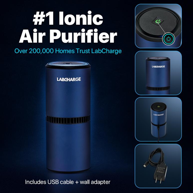 Navy Blue Ionic Air Purifier – Lab Charge LLC