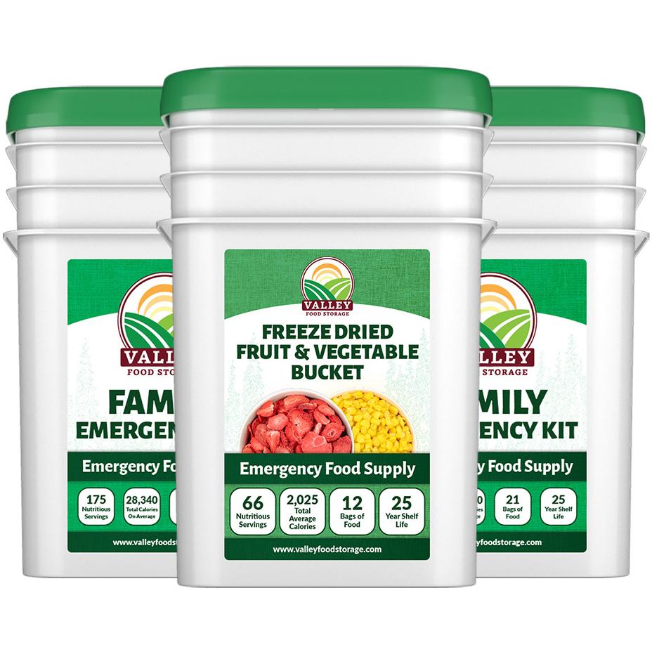 Family Survival Kit | Order a Family Emergency Kit Food Bucket Online ...