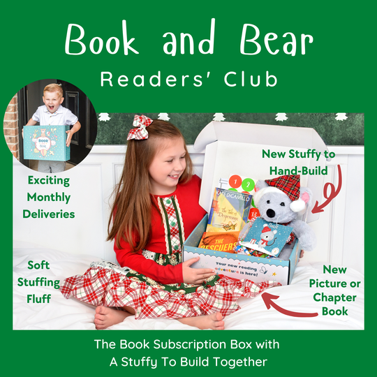 Book and Bear - Animal Book Subscription Box & Stuffy To Hand-Build