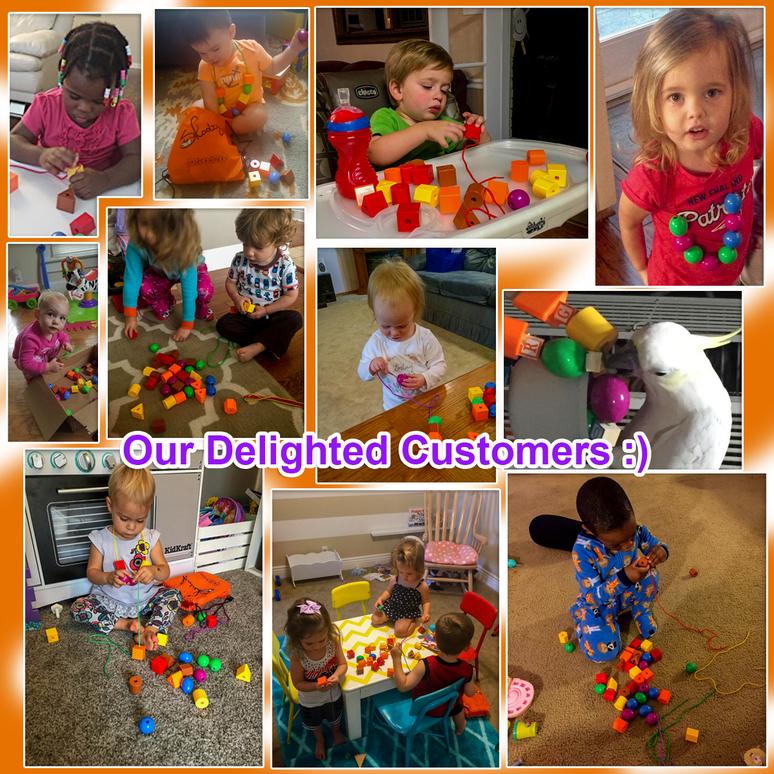 Lacing & Stringing Beads for Beginners, Toddler and Jumbo Stringing ...