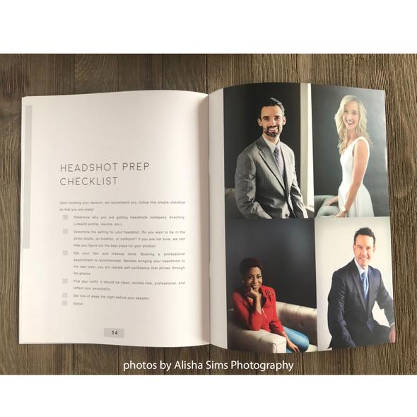 Headshots Welcome Guide Marketing Template