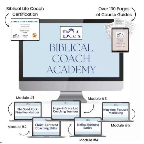 Biblical Coach Academy Course Page