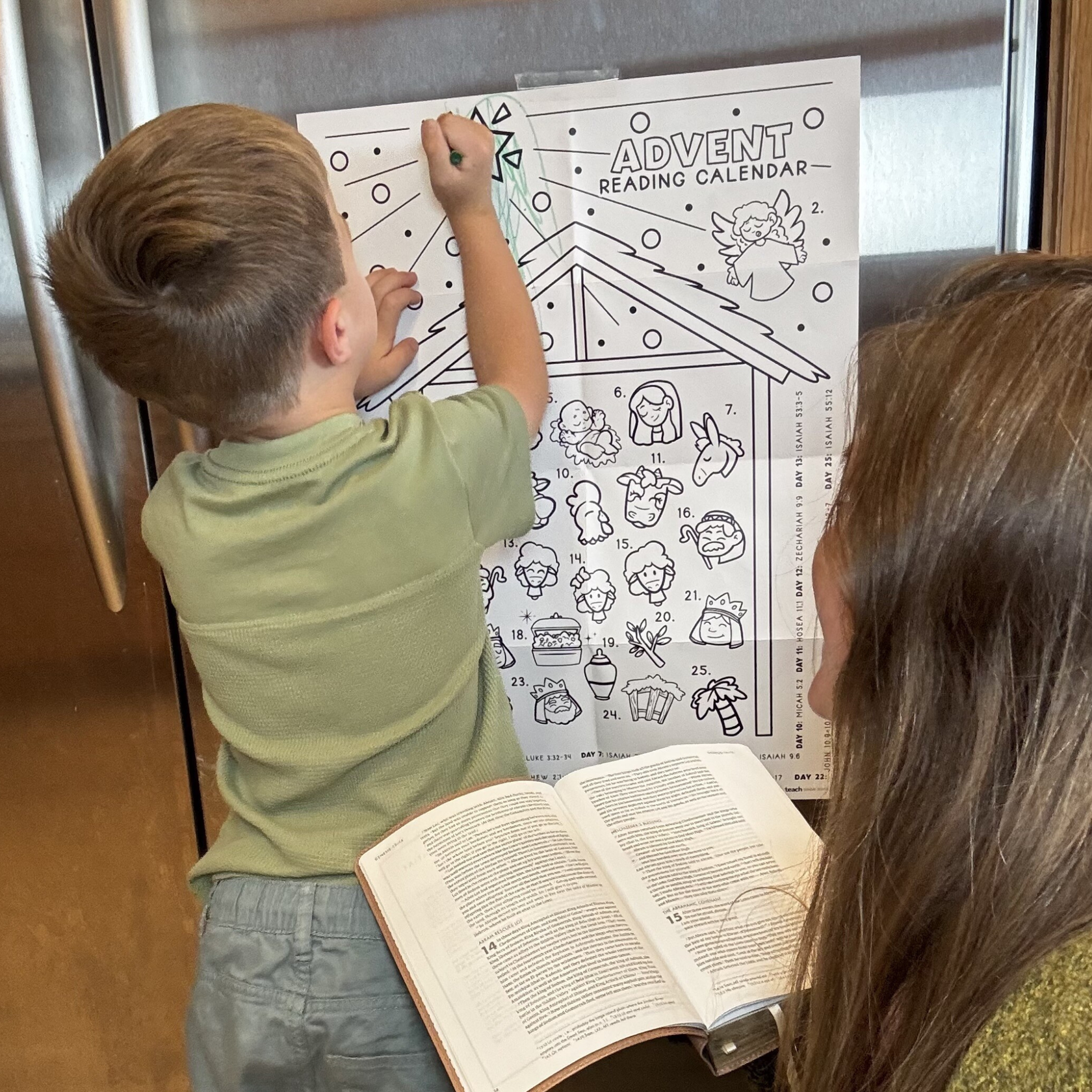 Read & Color Advent Calendar
