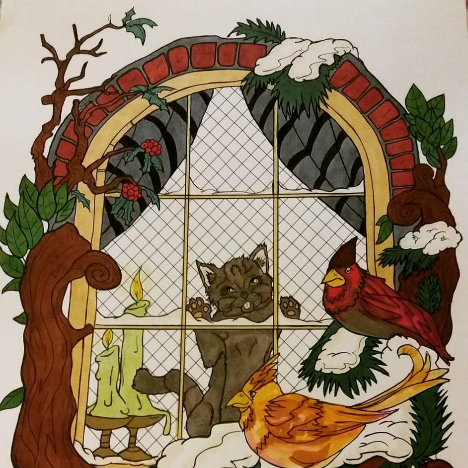 Freebie Friday 09-20-19 Colorful Seasons Coloring Page
