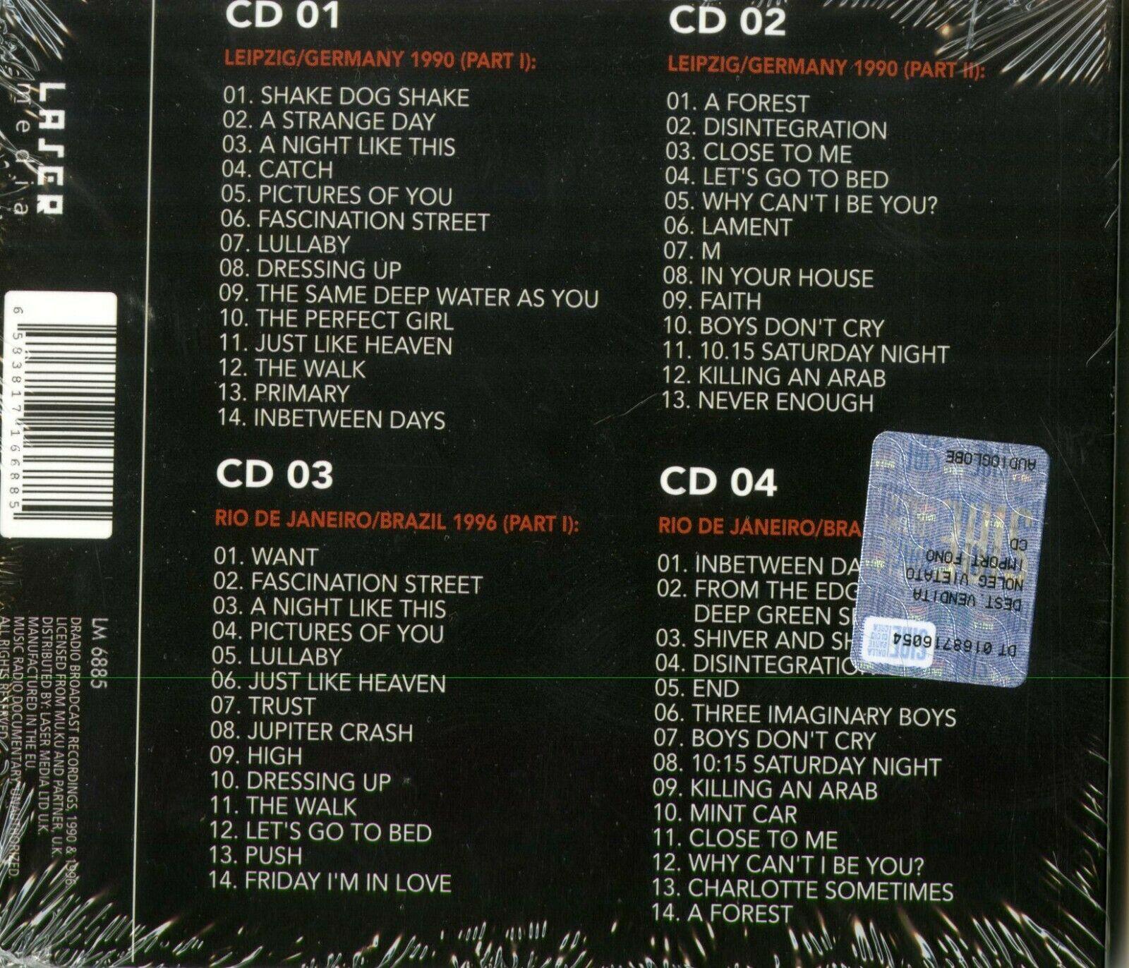 The Cure - broadcast Collection - 4 CD Box Set