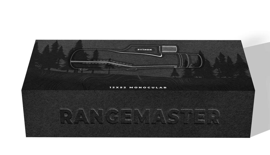 Python 12x52 Range Master Ultra HD Monocular - PYTHON OPTIC