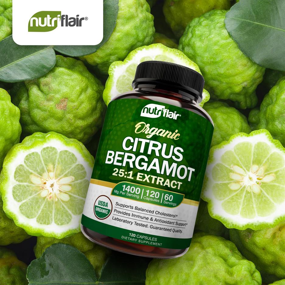 NutriFlair Organic Citrus Bergamot Extract 1200mg