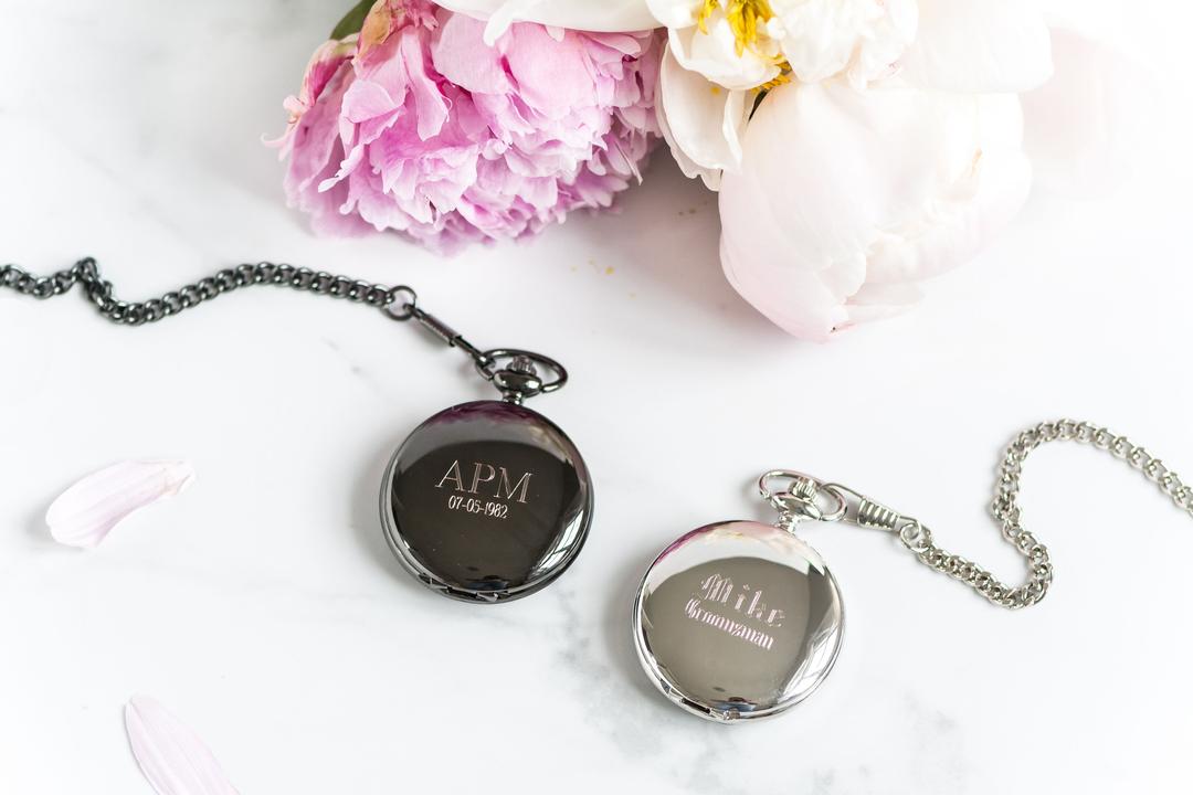 Personalized Custom Black Pocket Watch | Custom Pocket Watch – Kustom ...