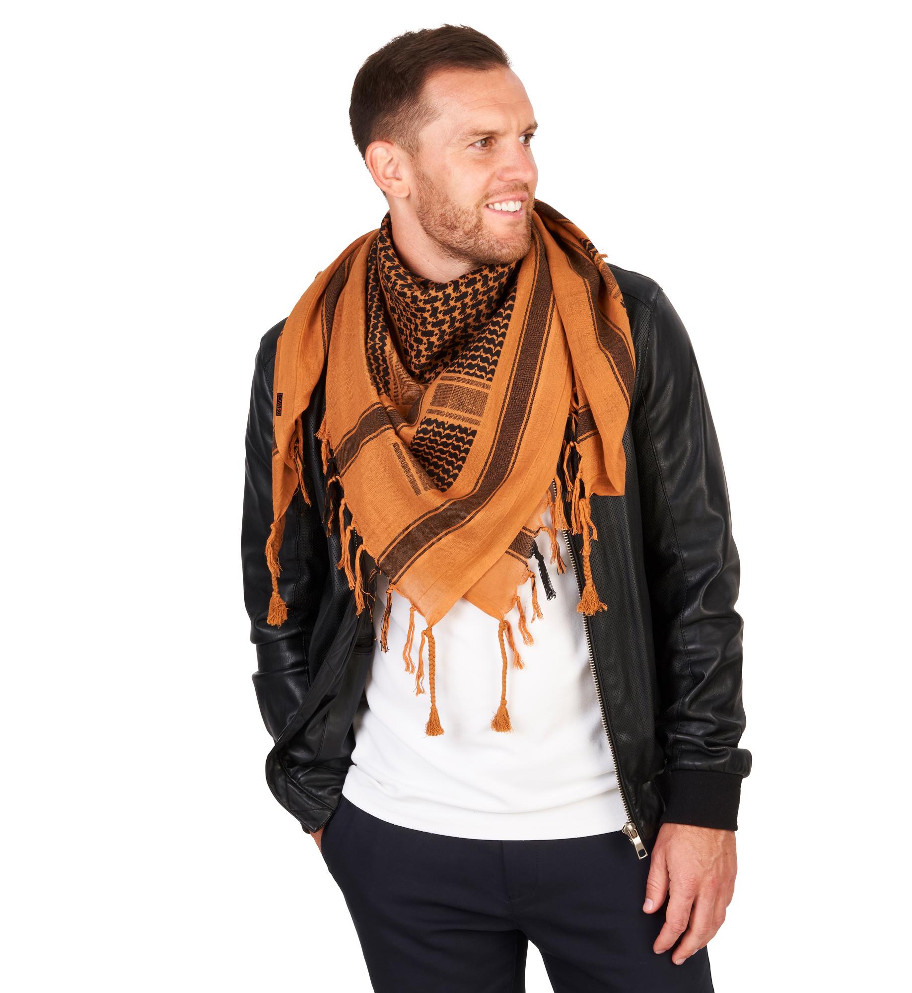 Desert Shemagh Scarf - Palestinian Arab Wrap 100% Cotton – LOVARZI