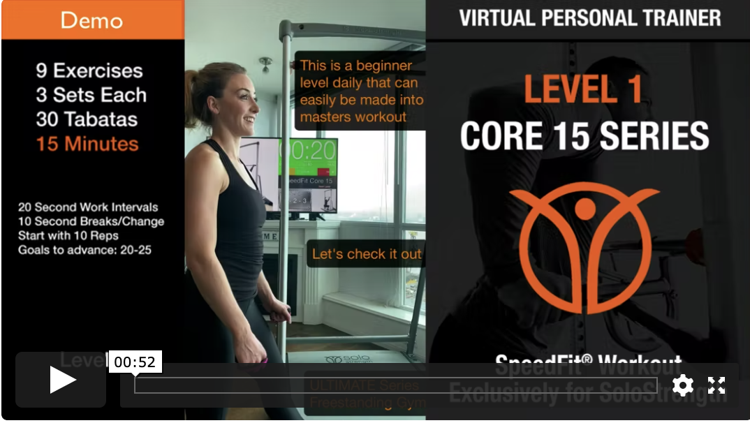 Suzy (30) SpeedFit Workout and Ultimate Freestanding Review