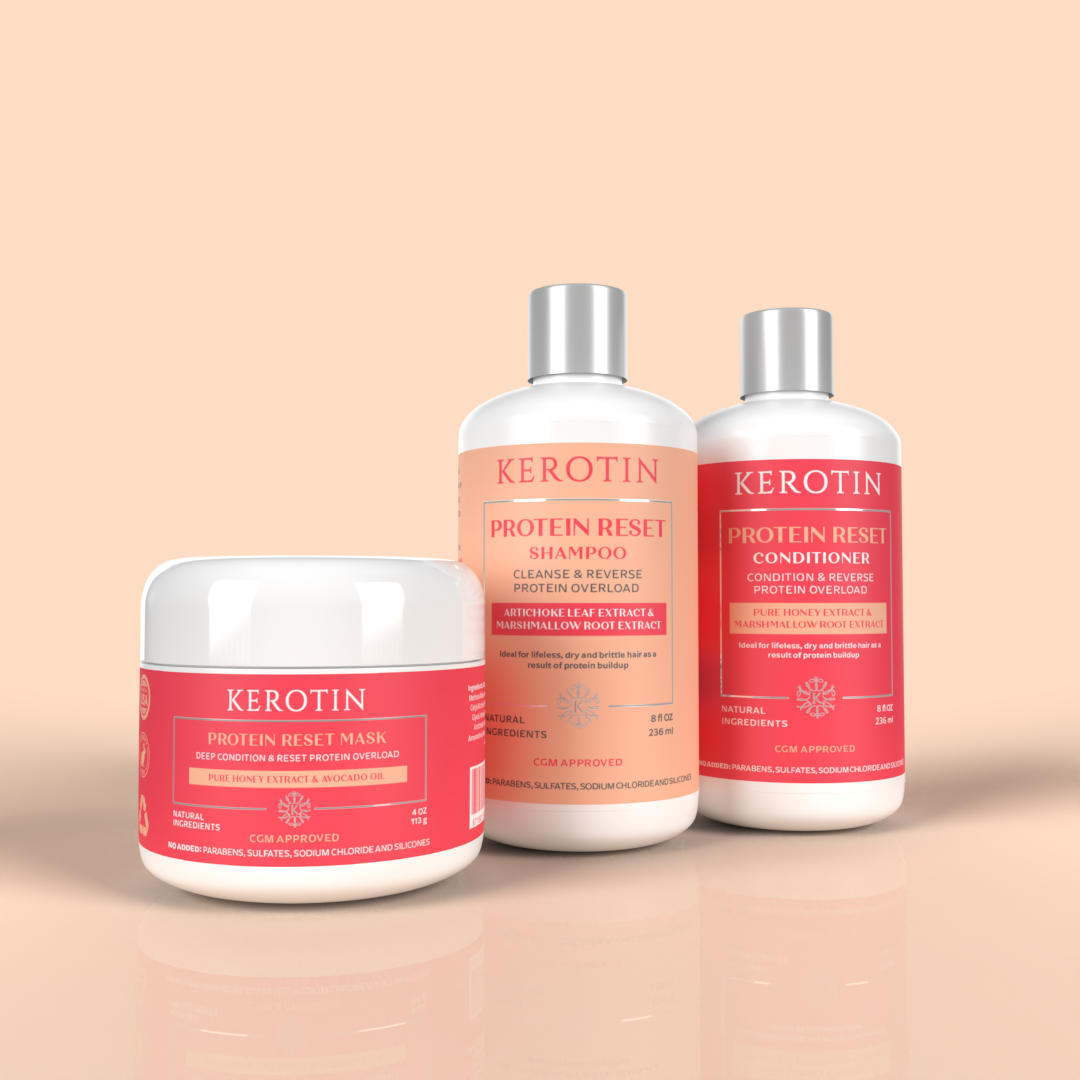 Kerotin Reverse Protein Overload Shampoo Conditioner Mask