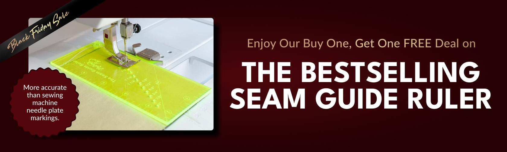 Seam Guide Ruler Product Page – MadamSew