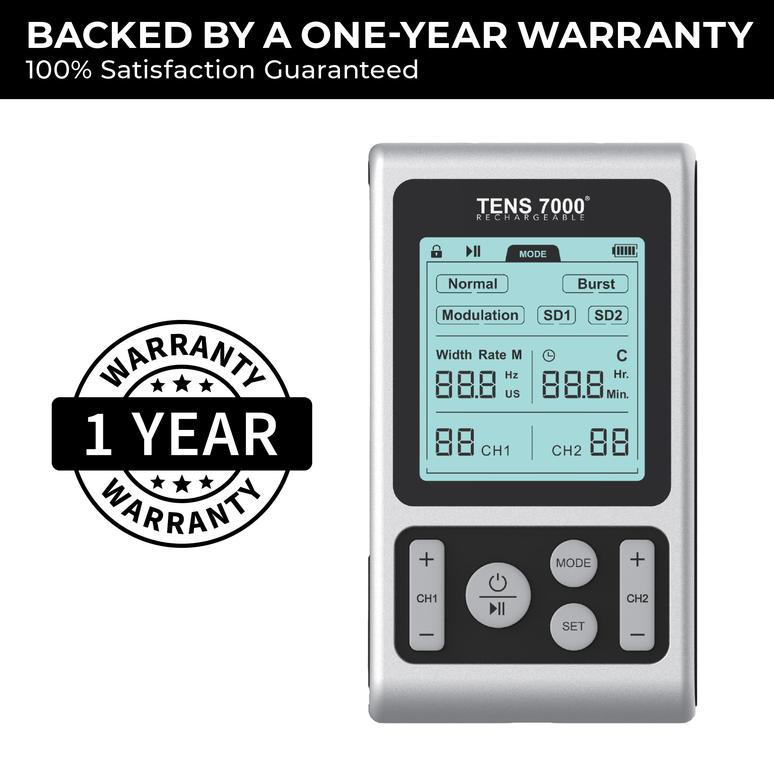 TENS 7000 Rechargeable TENS Unit - Conquer Your Pain